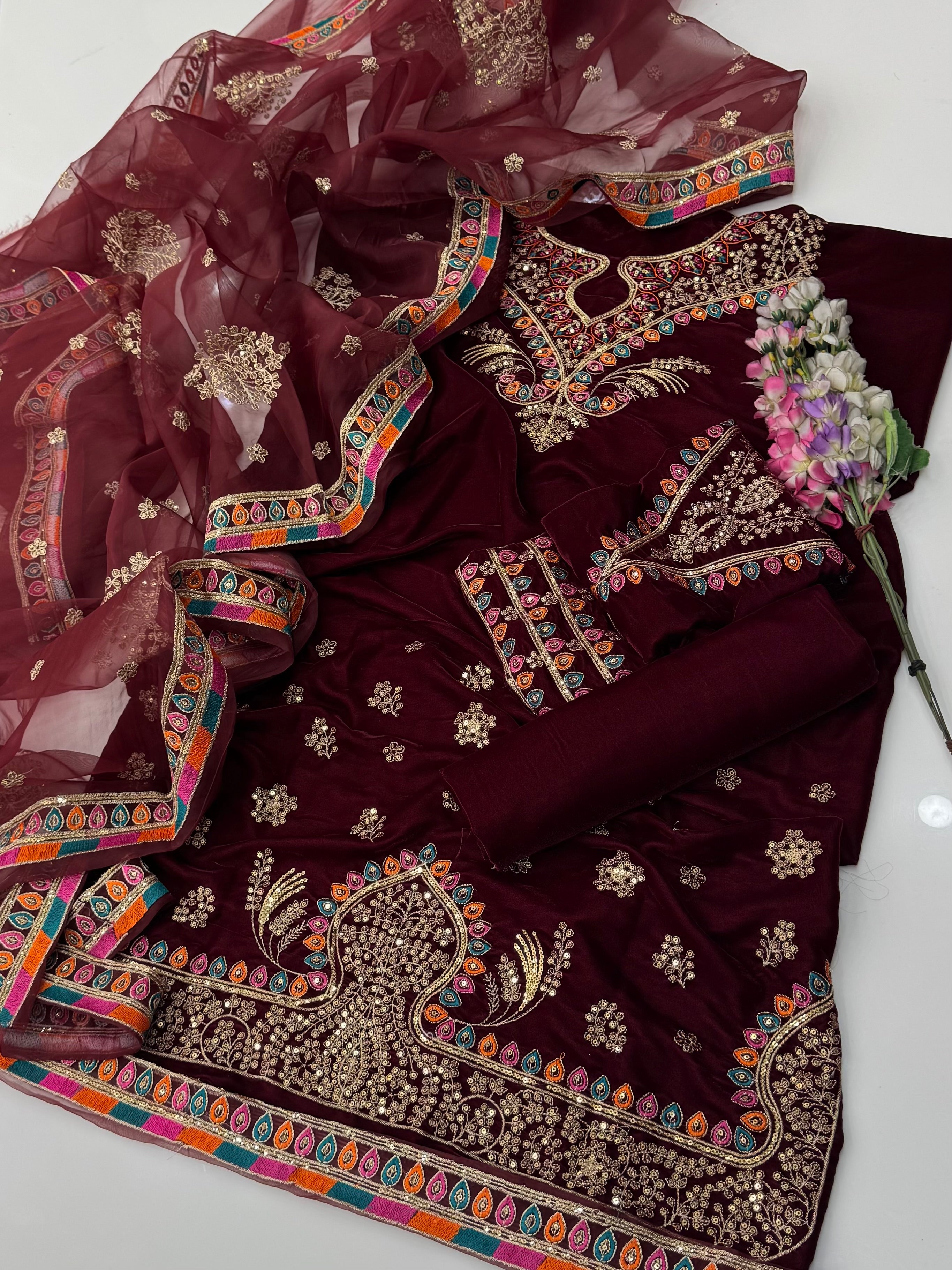 🔥 #JAZMIN #BRAND #VELVET 🔥– Khawaja Embroidery