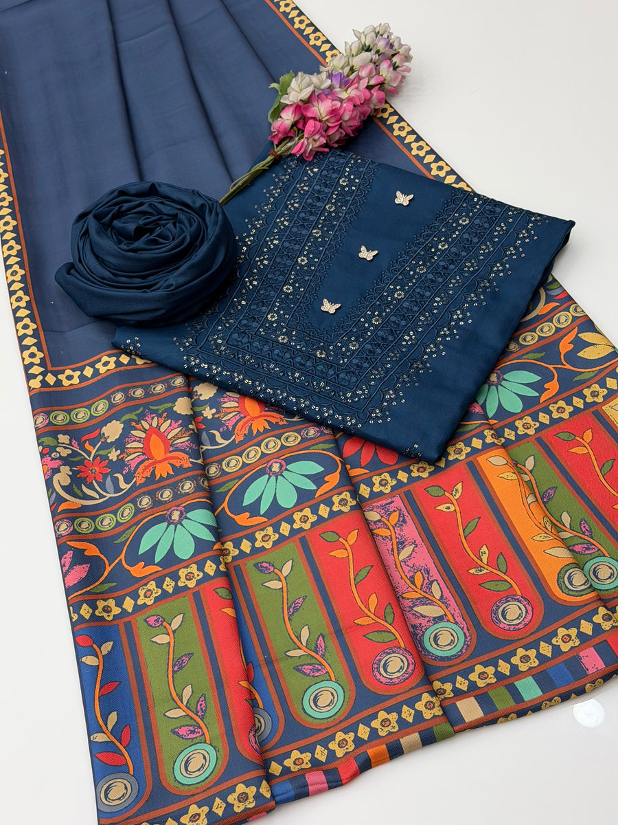 💕 #MOST #DEMANDED 3PC 💕– Khawaja Embroidery